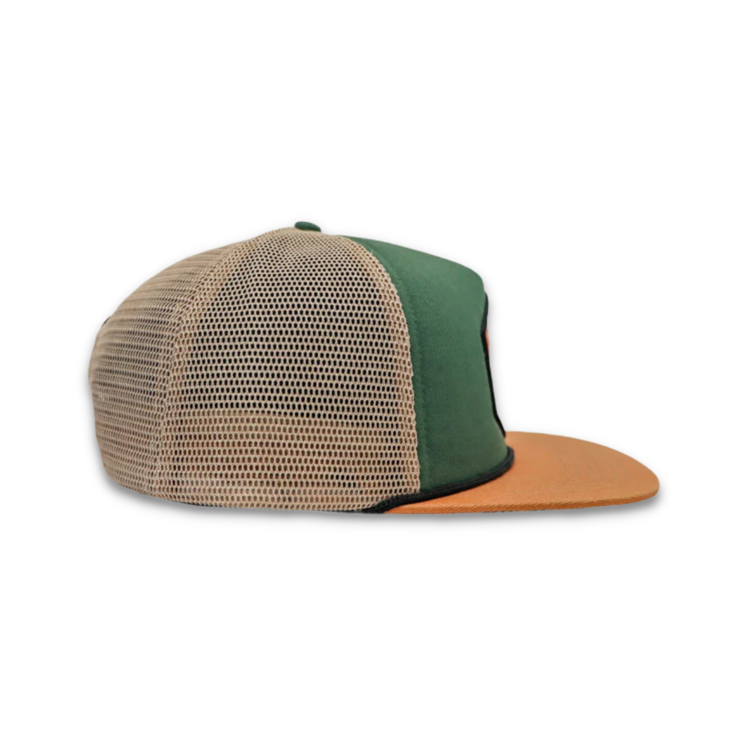 Pond Hopper Snapback - Hunter Green & Cinnamon – Rugged Pilgrim