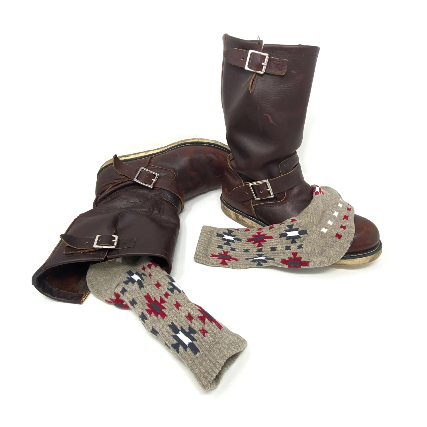 Sun Burst Crew Socks - Khaki – Rugged Pilgrim